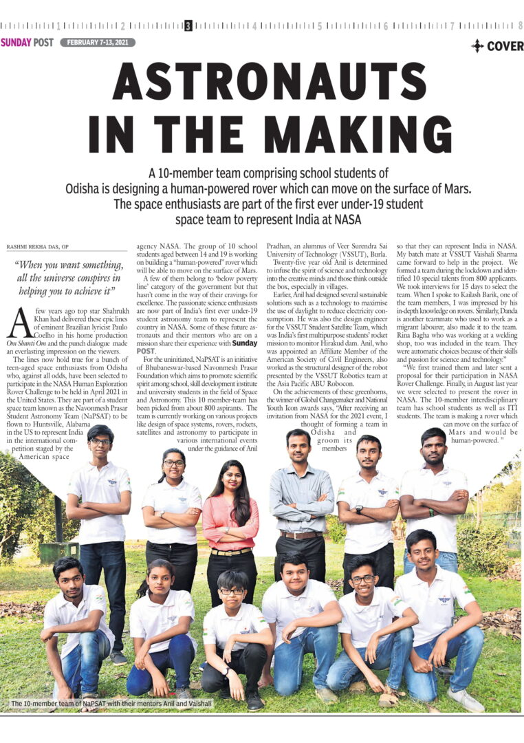 NASA Rover Challenge 2021 - Young Tinker Foundation